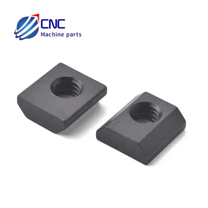 Black Zinc Plated Carbon Steel Hammer Head Profiles T Slot Slide Nut